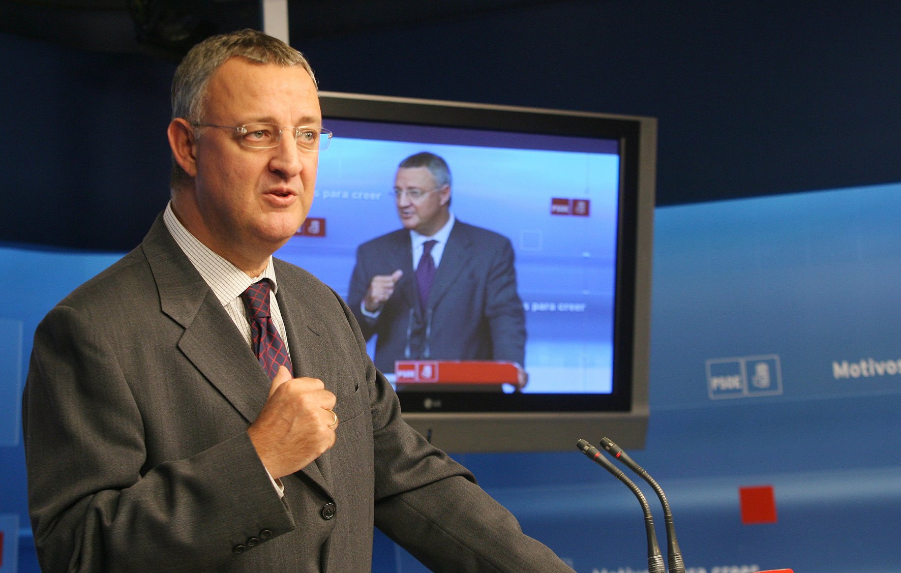 Rueda de prensa de Jesús Caldera