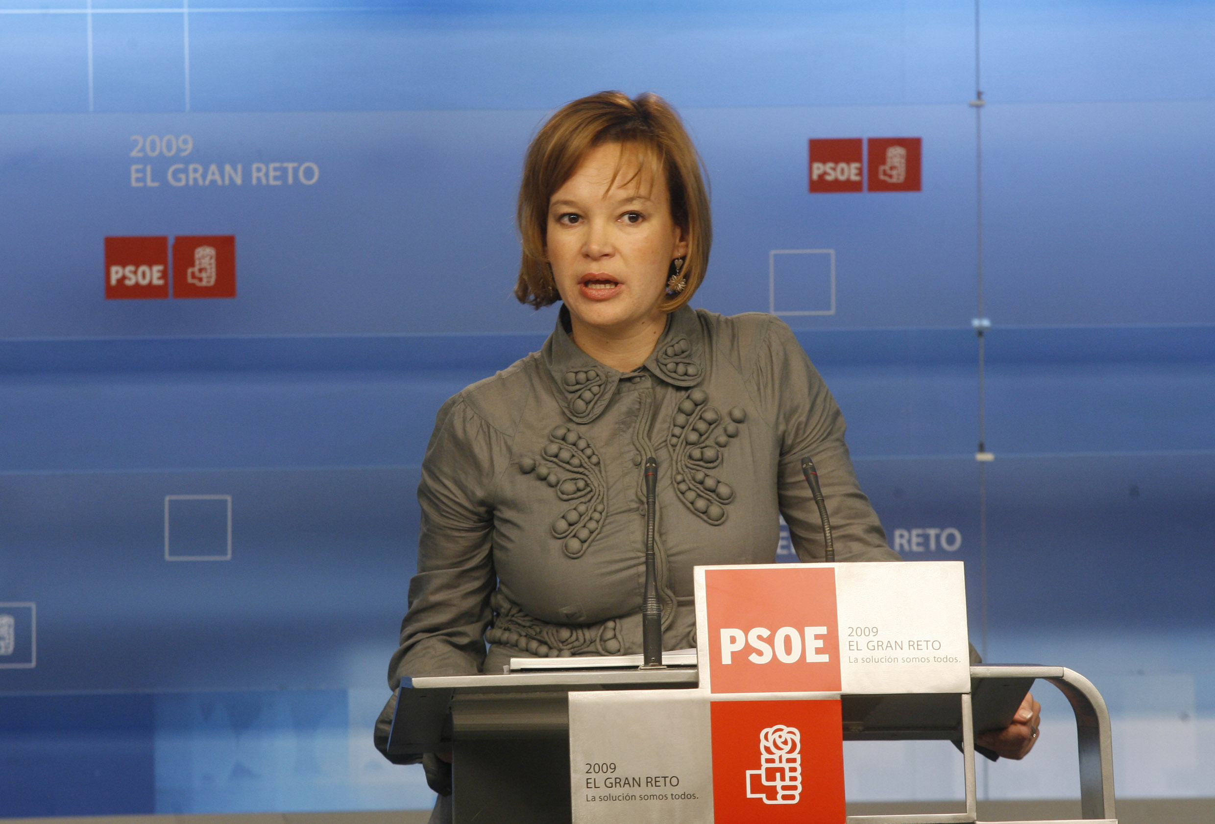 Rueda de prensa de Leire Pajín