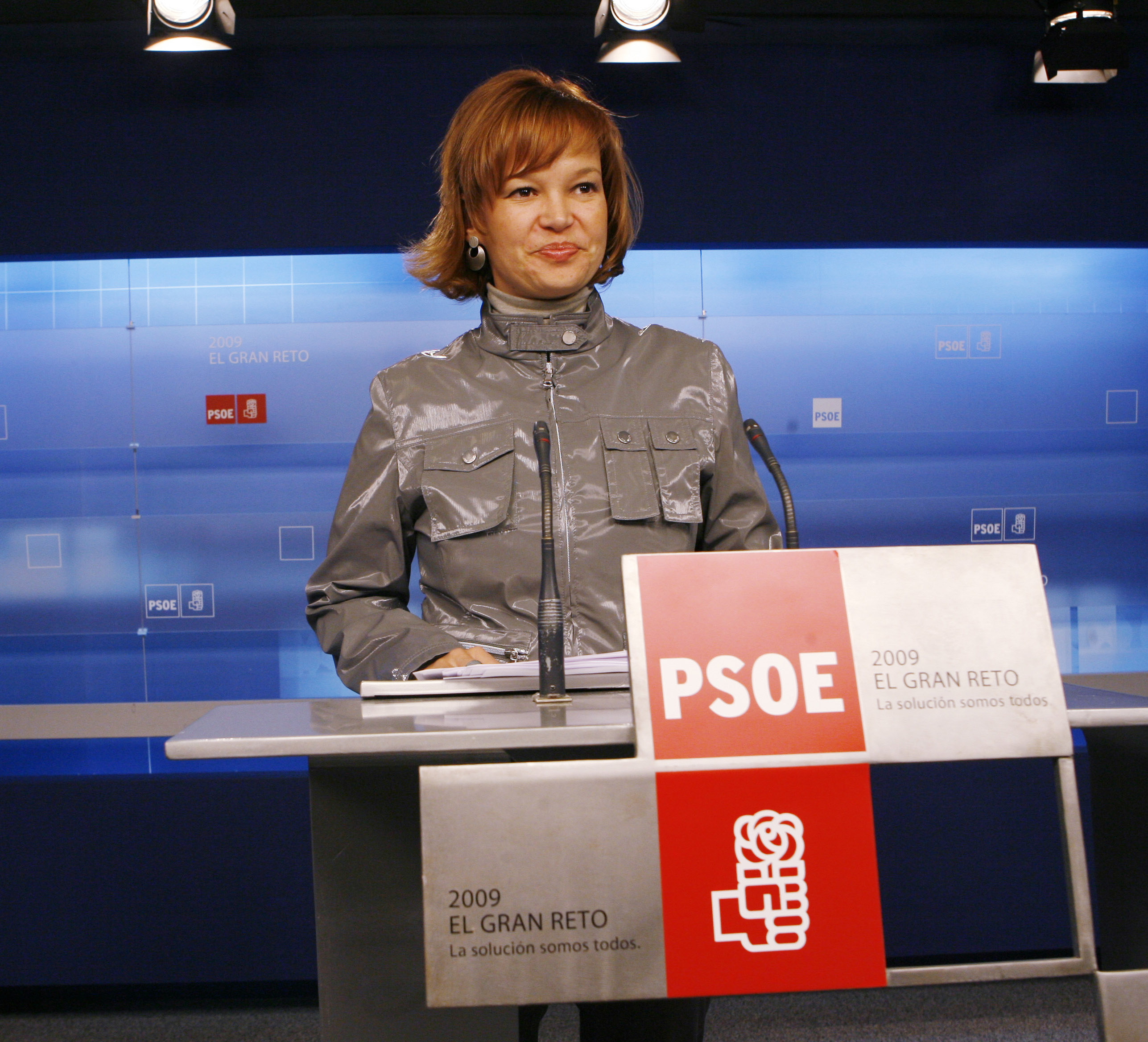 Rueda de prensa de Leire Pajín