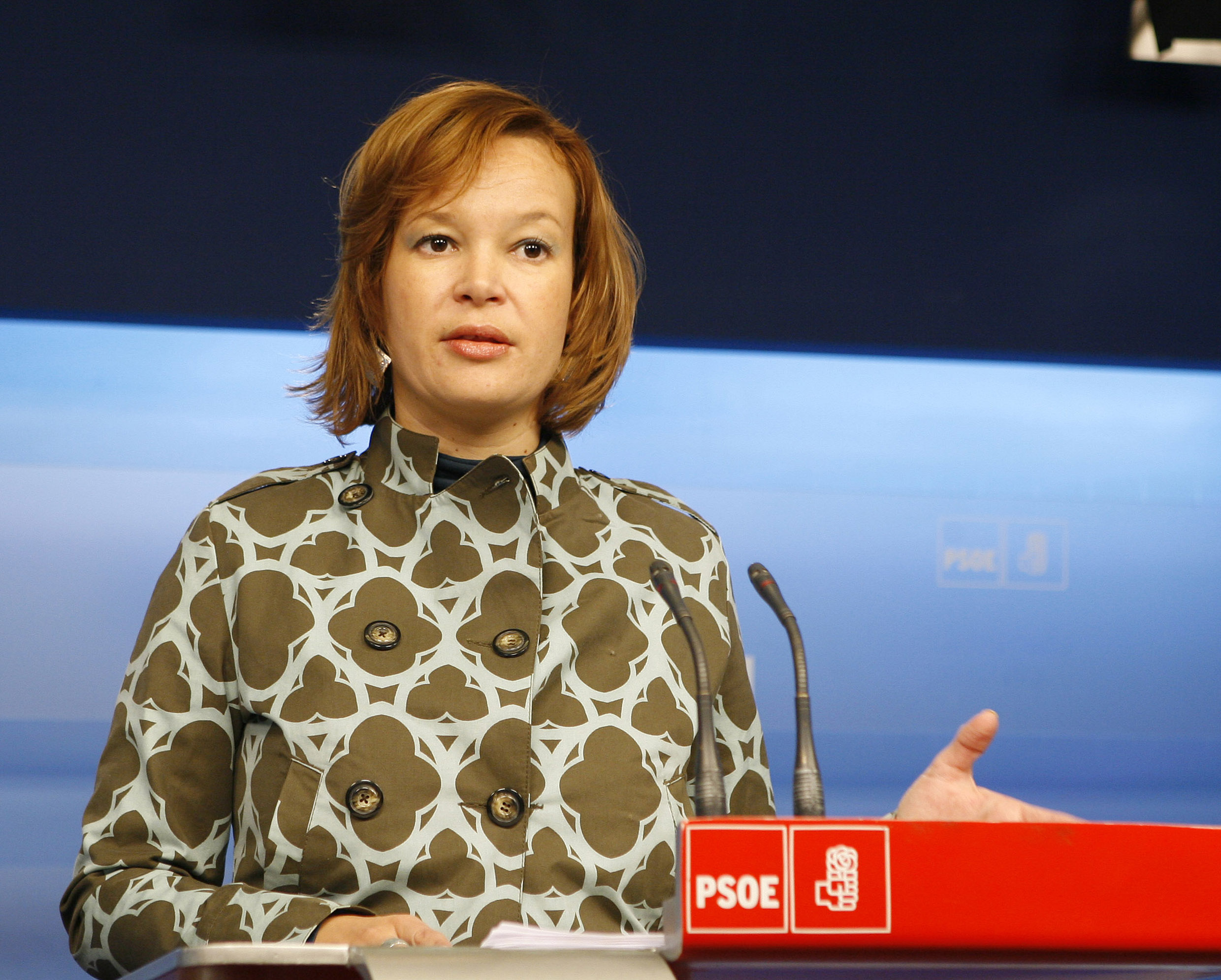 Rueda de prensa de Leire Pajín