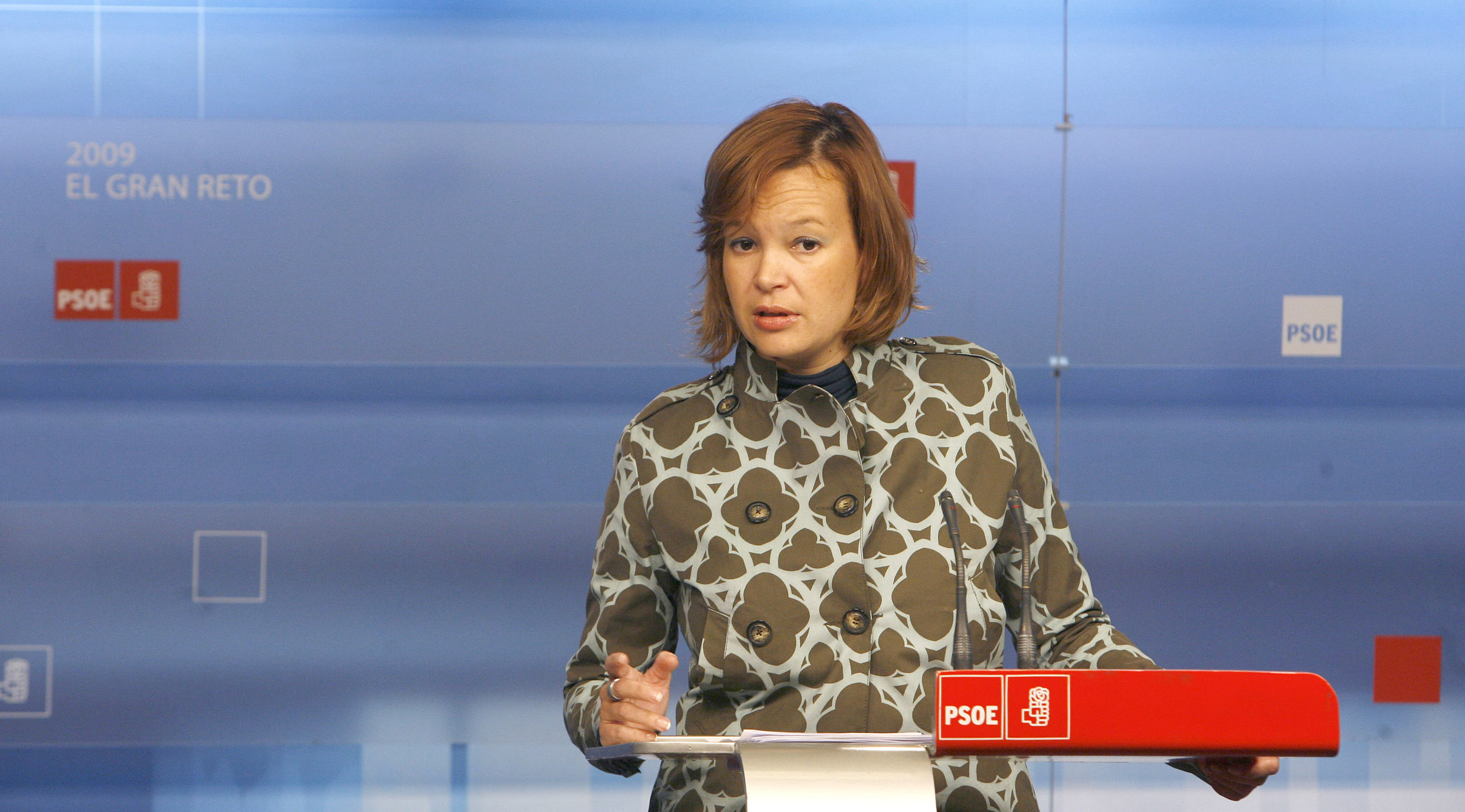 Rueda de prensa de Leire Pajín