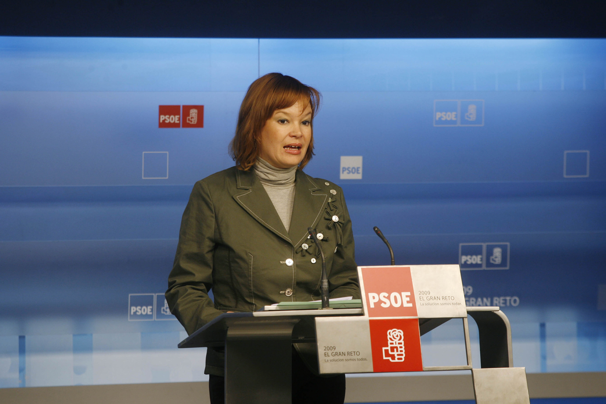 Rueda de prensa de Leire Pajín